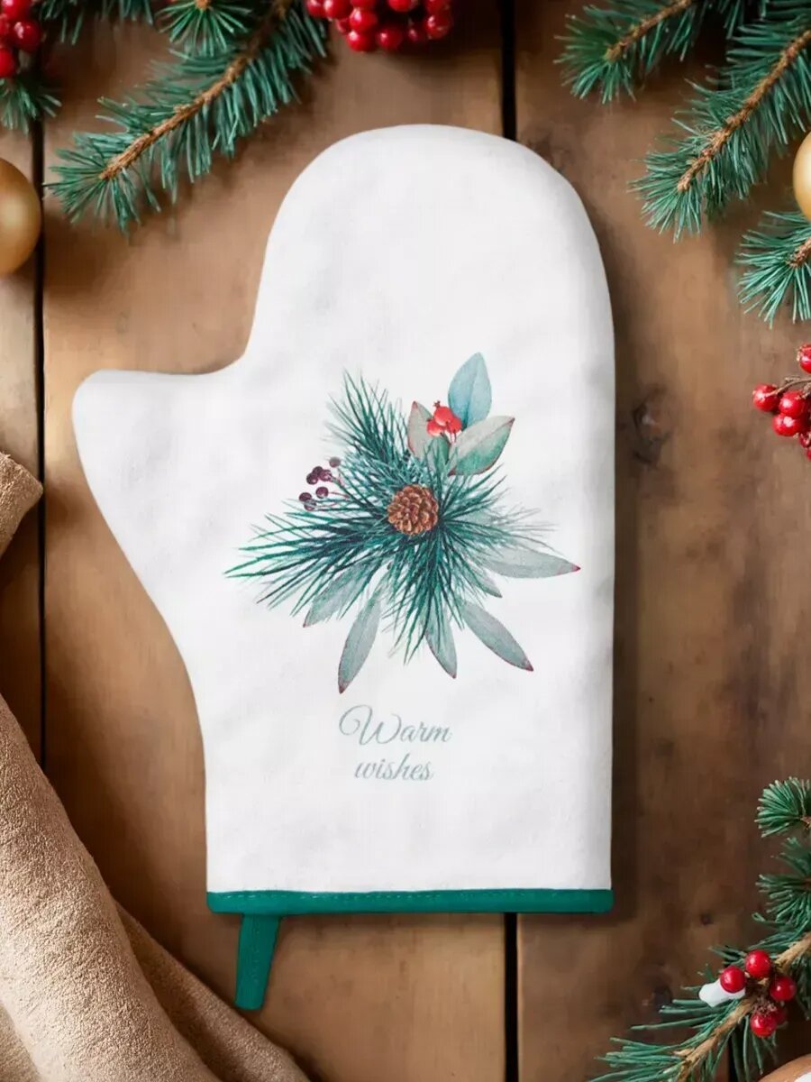 Варежка-прихватка 20х28 см для горячего