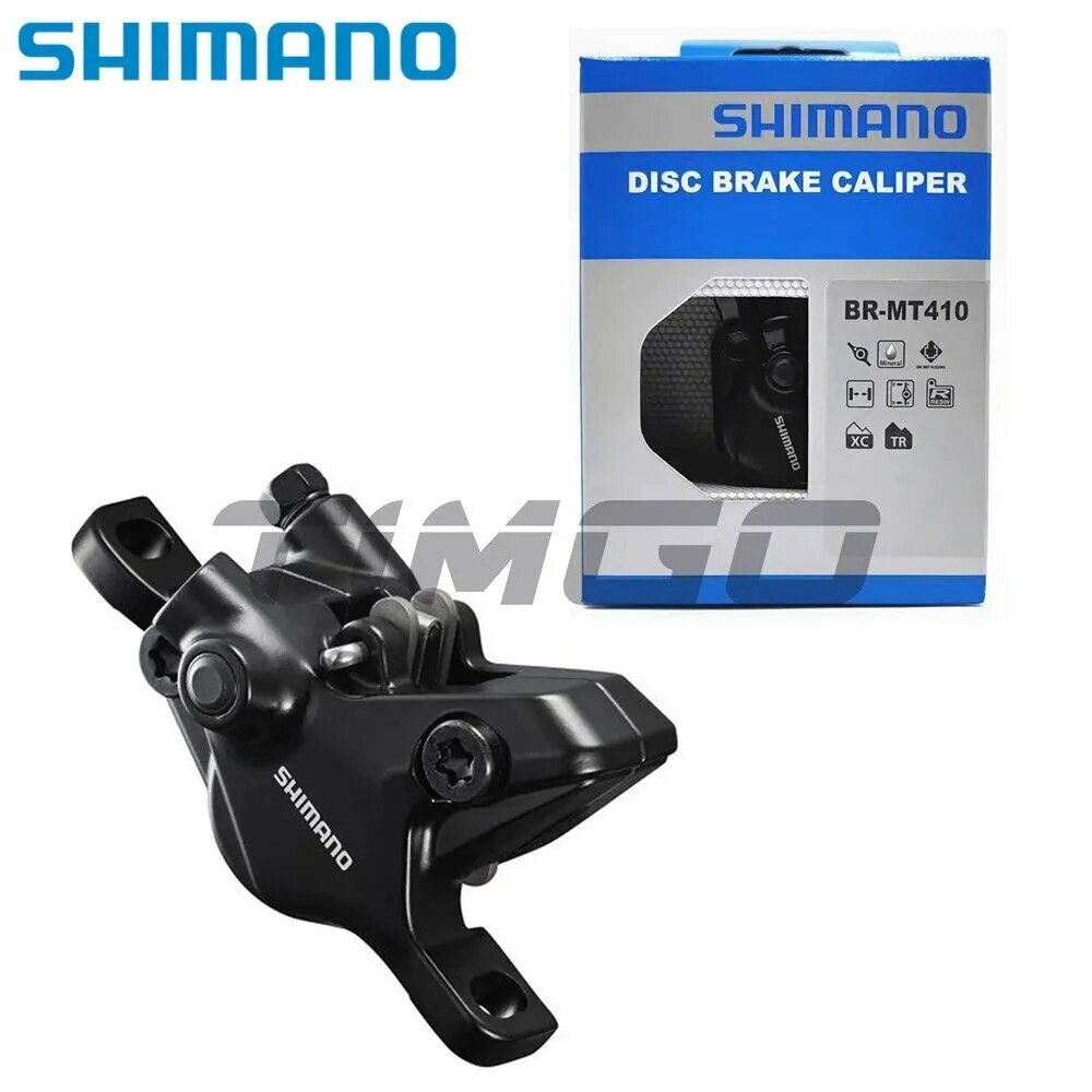 Калипер гидравлических тормозов, Shimano Deore, BR-MT410, в коробке