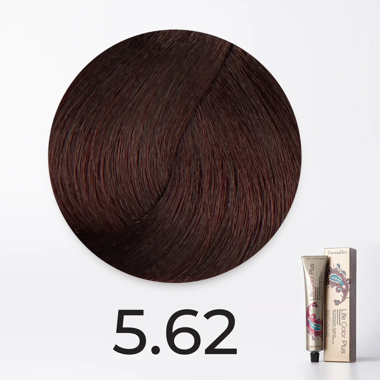 FarmaVita Краситель для волос Life Color Plus 5.62 Темно-красный фиолетовый, 100 мл