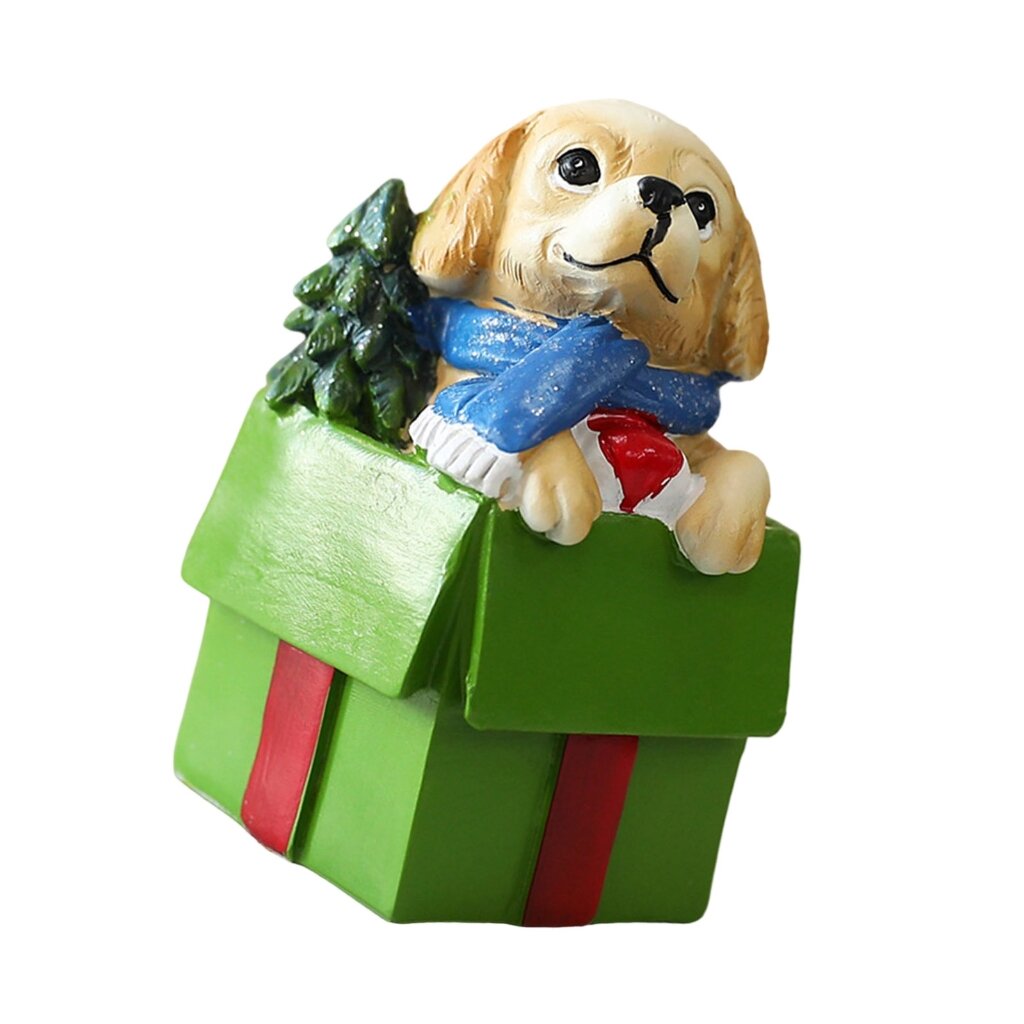 Украшение Подоконника Орнамента Дисплея Подарочной Коробки Собаки Ручной Работы для Детской Комнаты