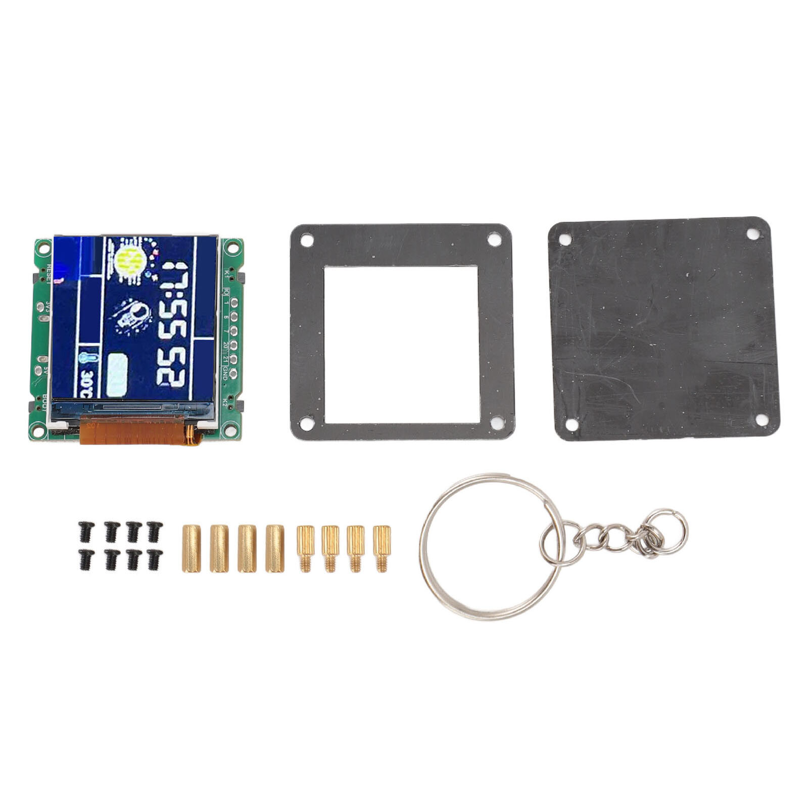 Для ESP32 C3 настольный брелок с поддержкой WiFi Bluetooth 1,44-дюймовый ЖК-дисплей мини-телевизор настольный брелок портативный кулон