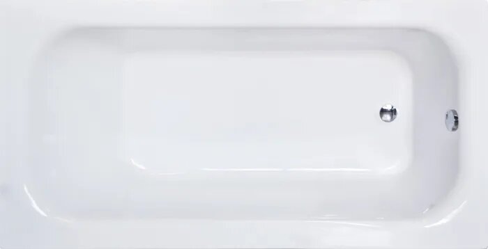 Акриловая ванна Royal Bath Accord 180x90 см, пристенная, белая, с каркасом