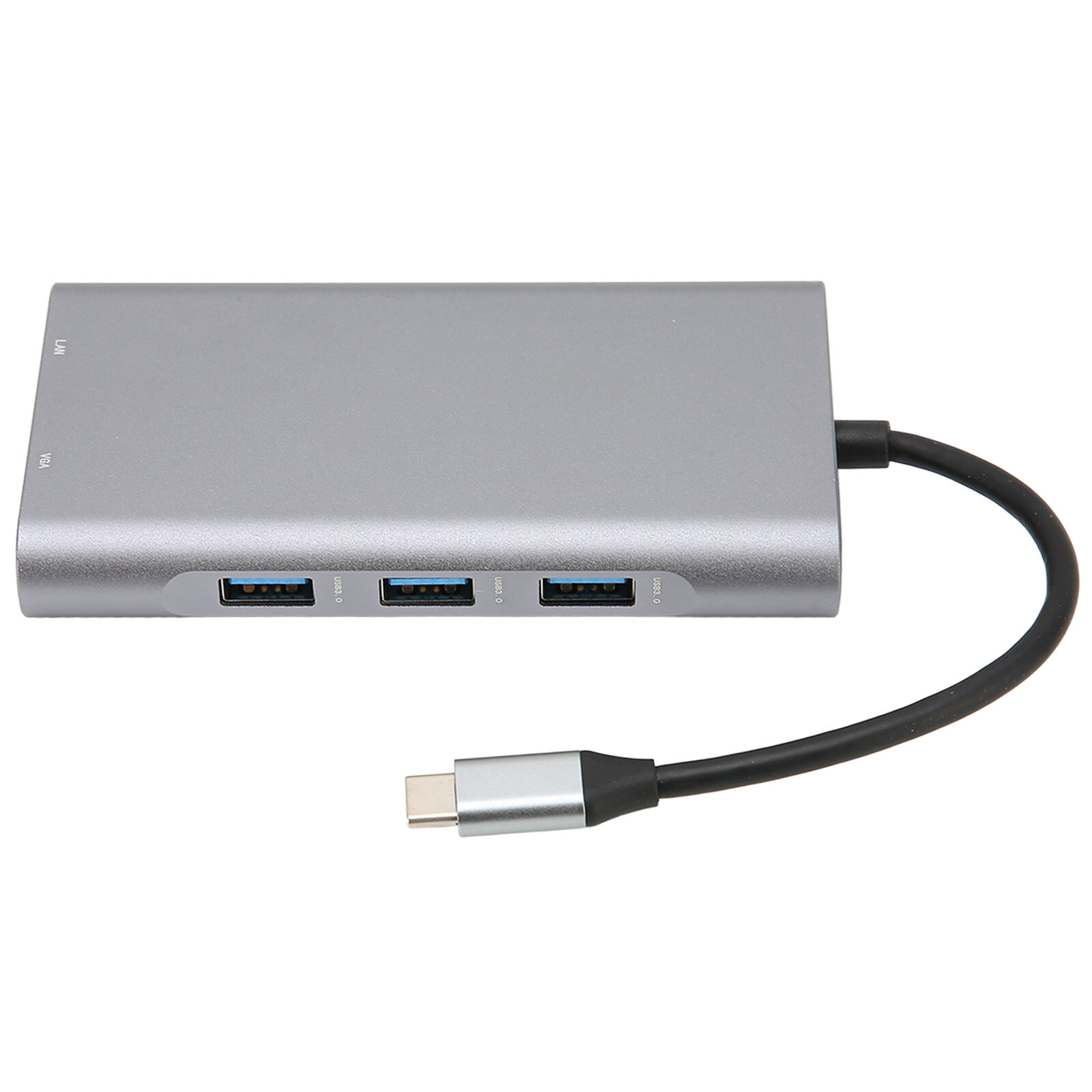 Док-станция usb c hub 10 в 1 с интерфейсом 4k и портом pd зарядки 3 порта многофункциональная