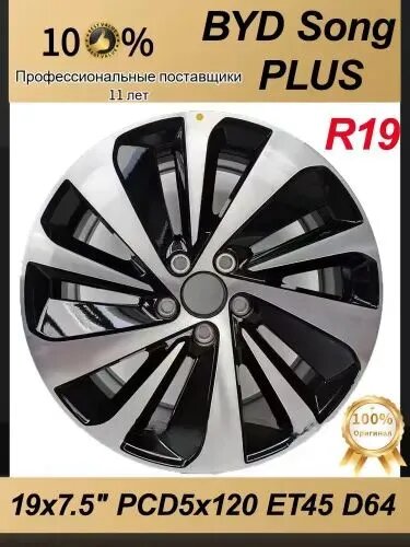 BYD Колесный диск 19x7.5" PCD5х120 ET45 D64
