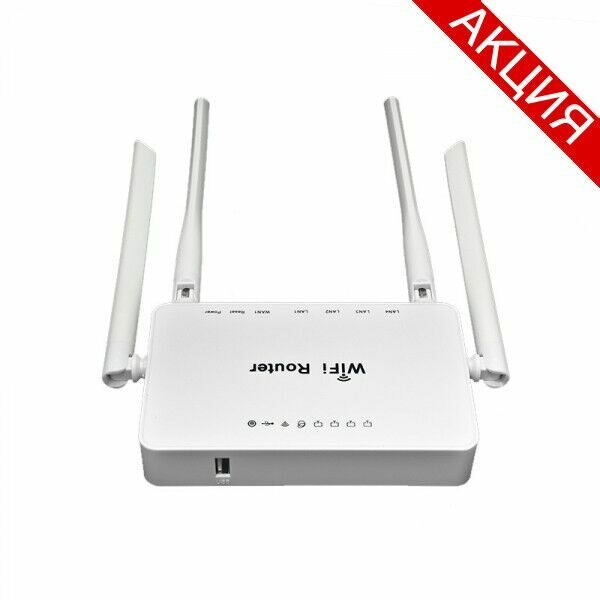 Роутер M-WR4100, Wi-Fi, 4G, 300Мбит/с, 1 WAN, 4LAN, межсетевой экран