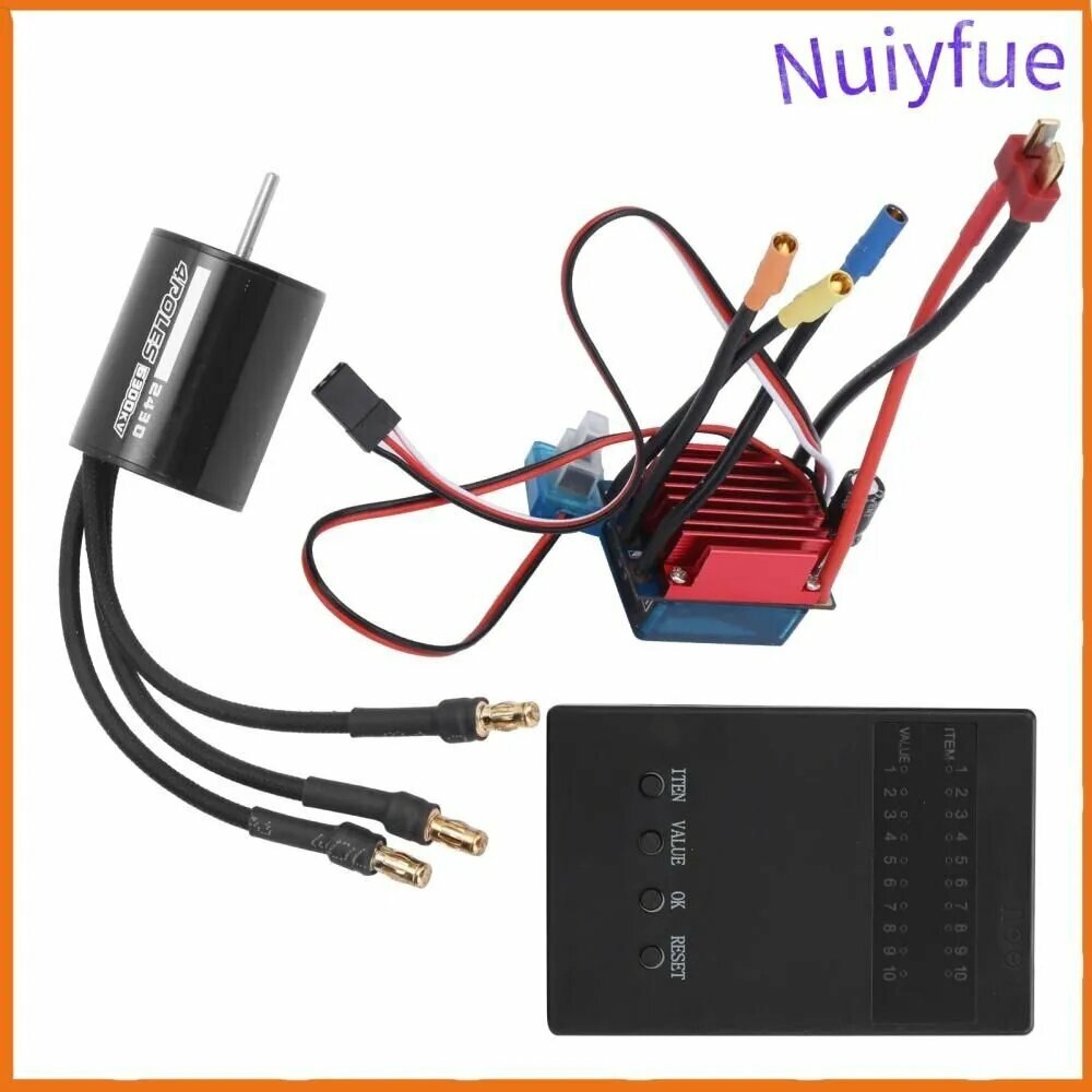 Мотор 2430 6300KV с ESC 25А, высокая эффективность и защита, для 1/16 1/18 RC автомобилей