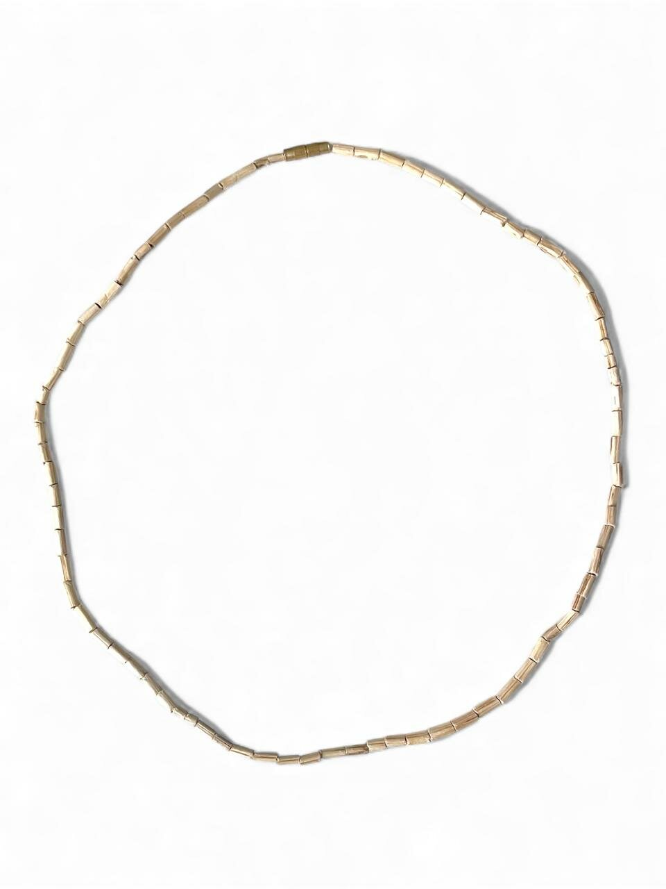 Кантхималы однорядные, из дерева туласи с длинными бусинами (длина нити 42-44 см.), 1 шт.