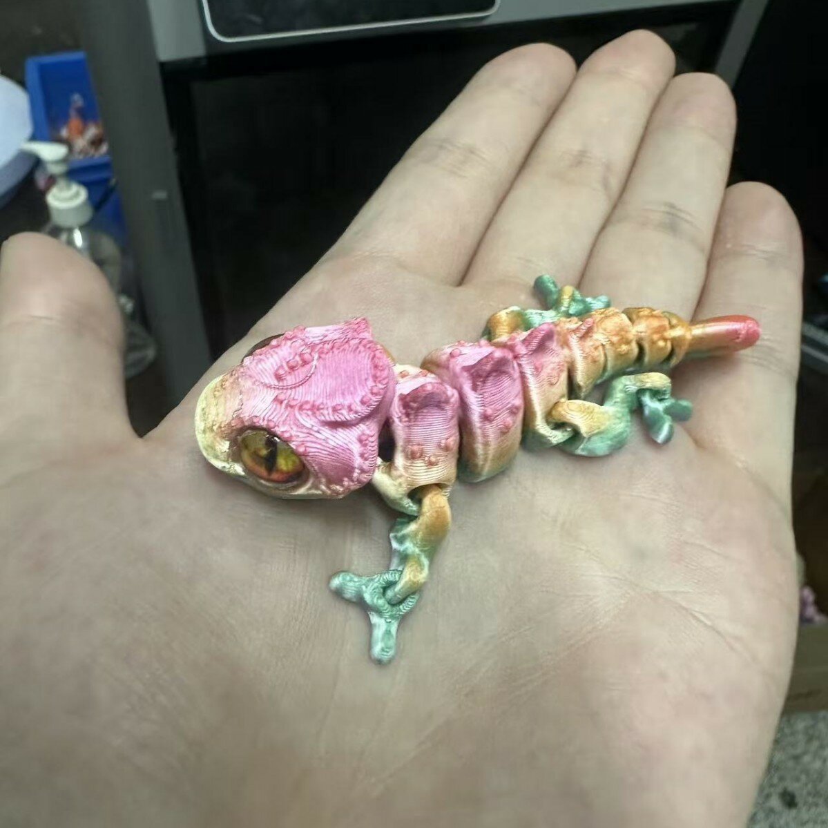 Игрушка-хамелеон MINISO, 3D печать, с подвижными шарнирными суставами