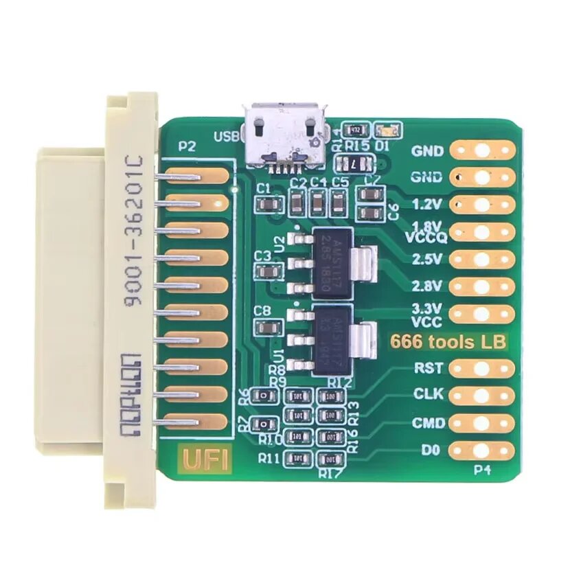 ISP EMMC JTAG Adapter с UFI BOX, Z3X EASY JTAG Plus Box