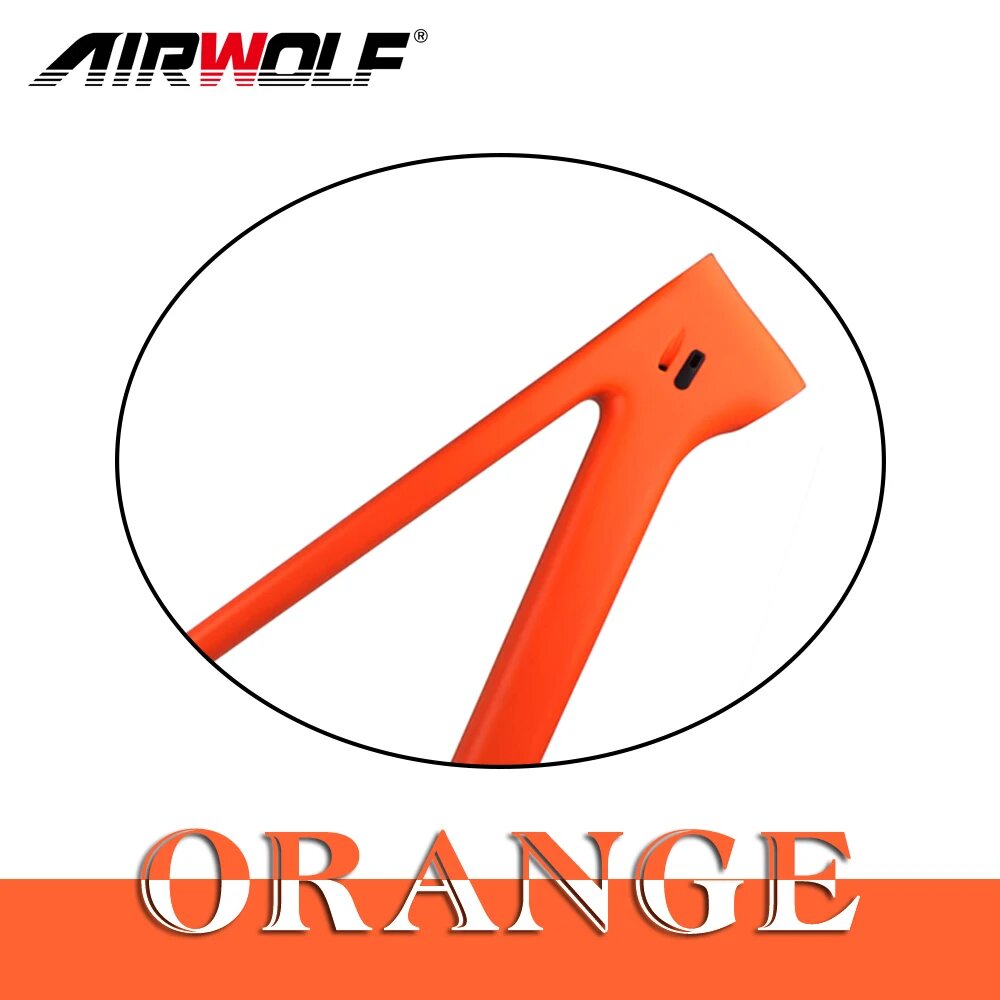 Airwolf YFM015 карбоновая рама для горного велосипеда 29 дюймов Оранжевый, M Gloss, Orange