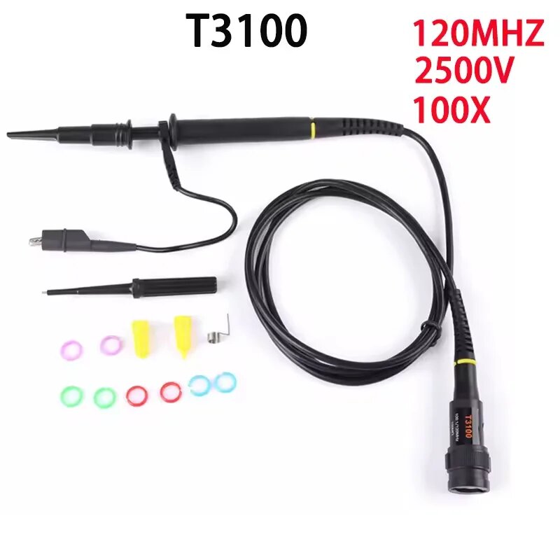Щуп осциллографа OWON T3100, 120MHz, 2500V, 100X