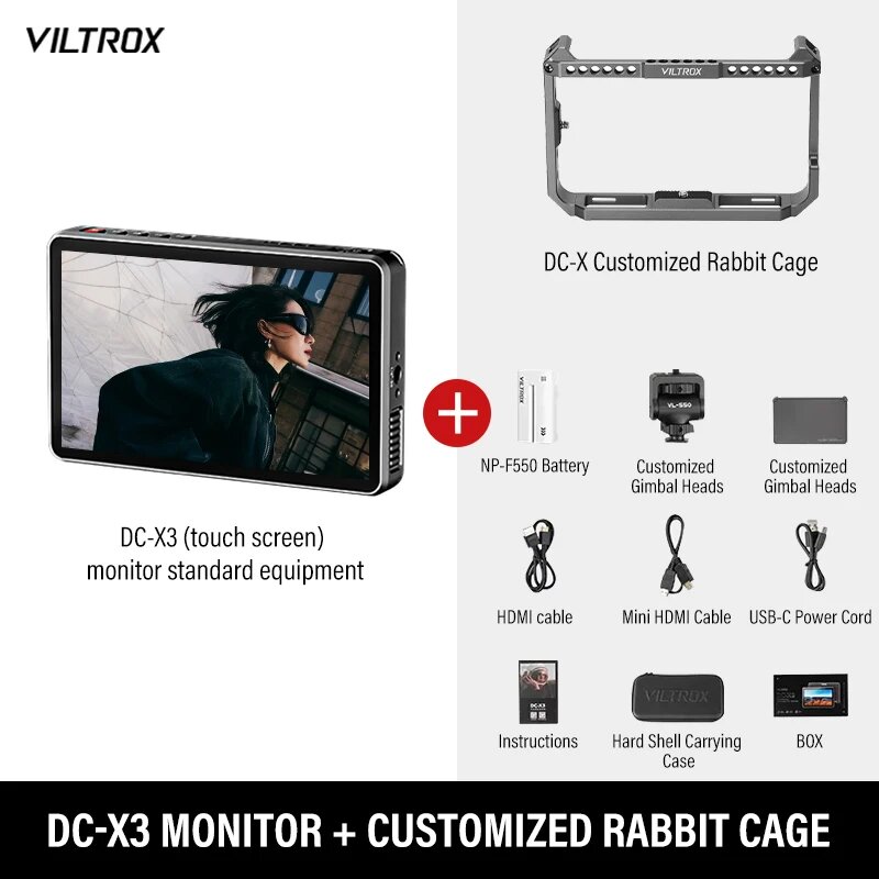 Viltrox DC-X3 монитор с кейджем