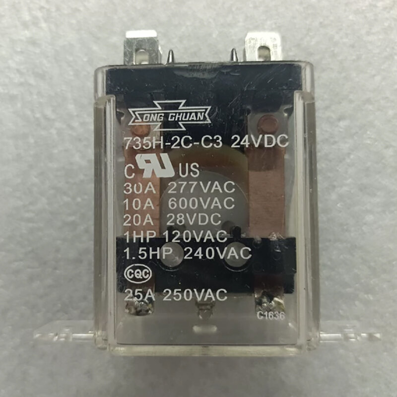735H-2C-C3 24VDC реле,10Pcs