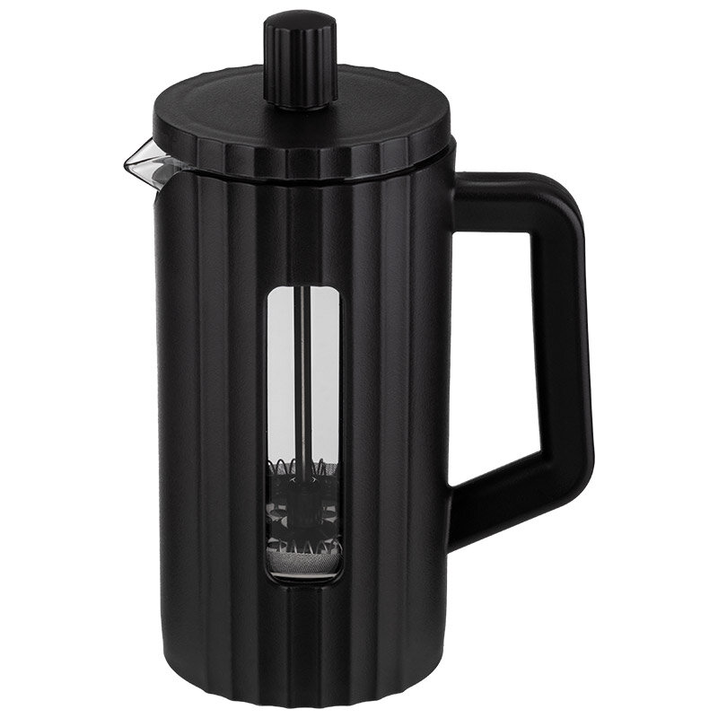 Френч-пресс 0,6 л MALLONY Paradiso 108414, пластик, черный