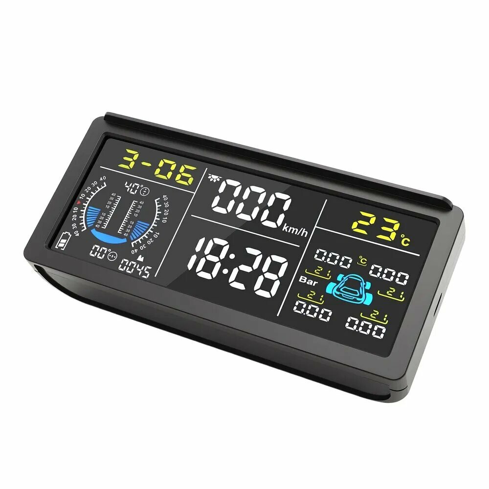 Многофункциональная система контроля давления в шинах со спидометром TPMS