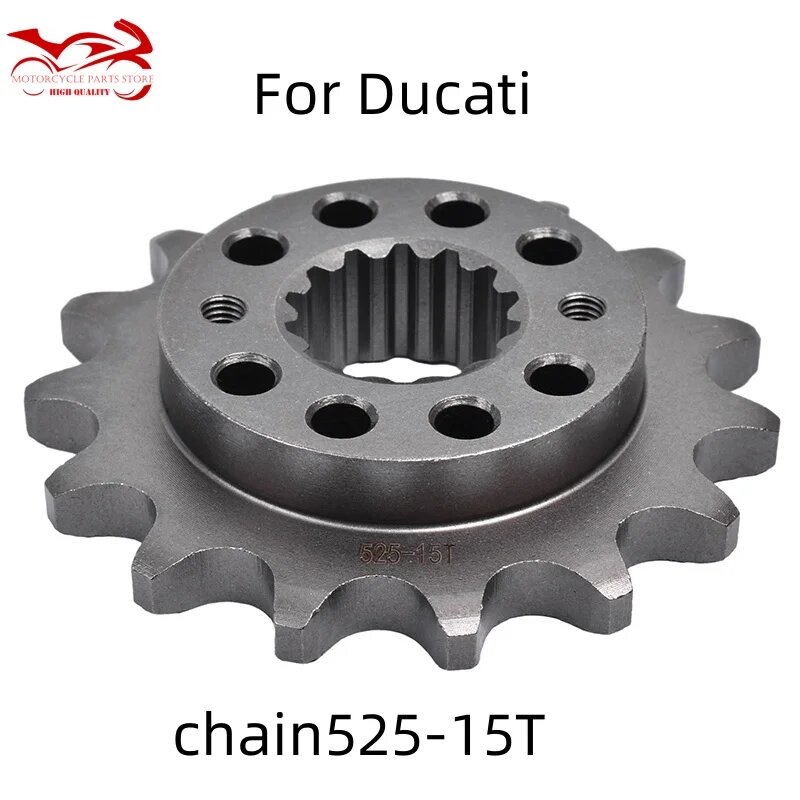 Звездочка переднего колеса 525 15T для Ducati 795 796 916 996 Monster 937 950 Multistrada 916 996 Sport Touring ST4S ABS 950 937 Desert