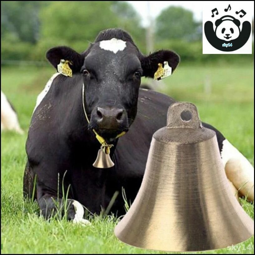 Эксклюзивные медные колокольчики для фермерских животных, комплект 4 штуки, громкого звучания