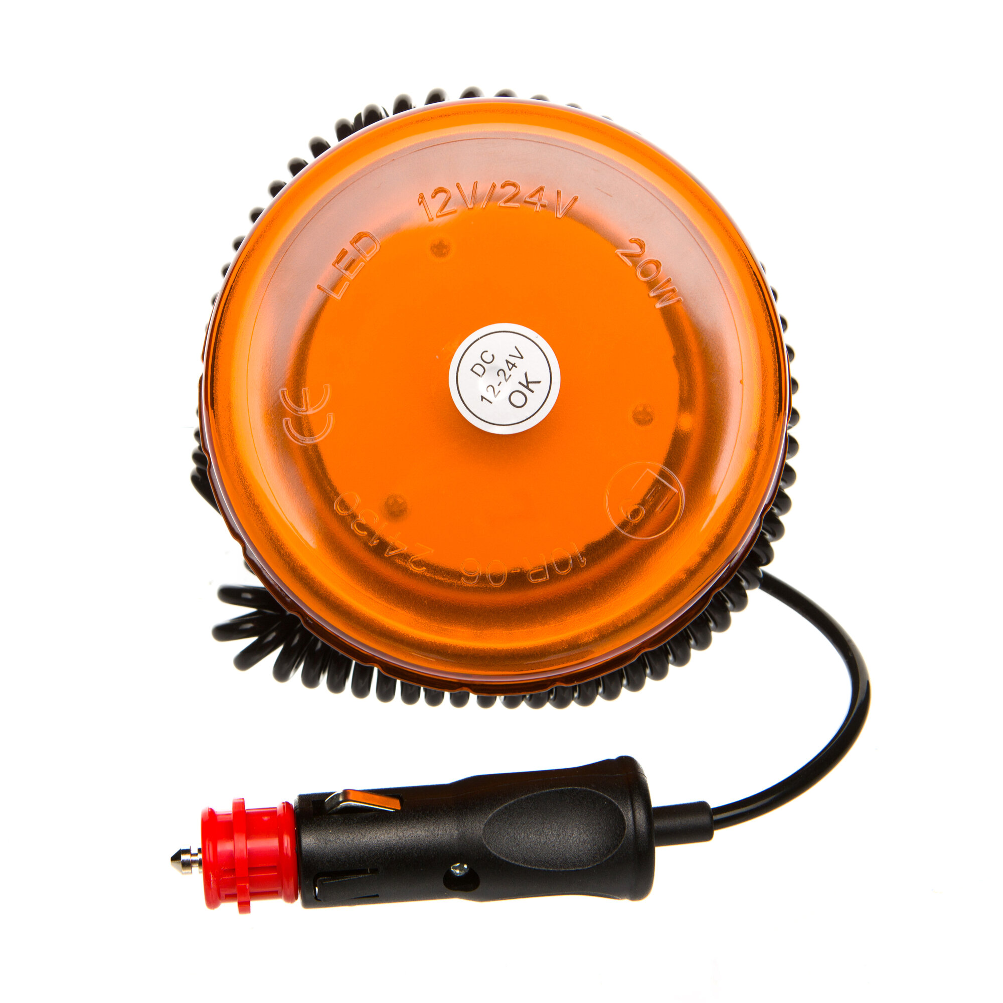 Маяк светодиодный желтого цвета ZiART Z201-AS, 3-функциональный, магнитное крепление, в прикуриватель, 12-24В, IP-65