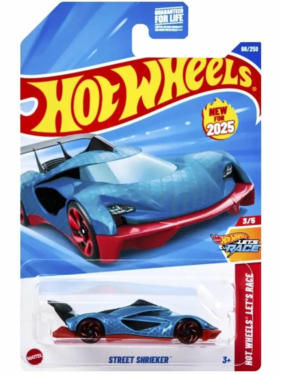 JBC08 Hot Wheels машинка металлическая игрушка коллекционная масштабная модель Street Shrieker кейс 2025