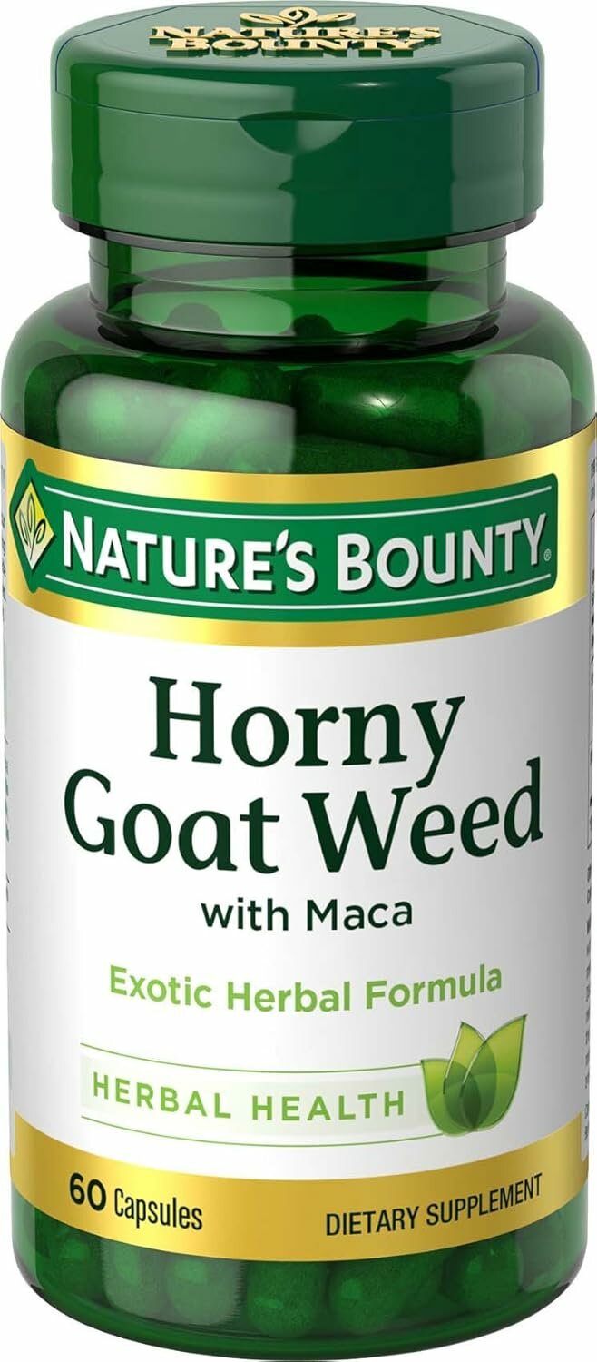 Nature's Bounty Horny Goat Weed, 60 капсул