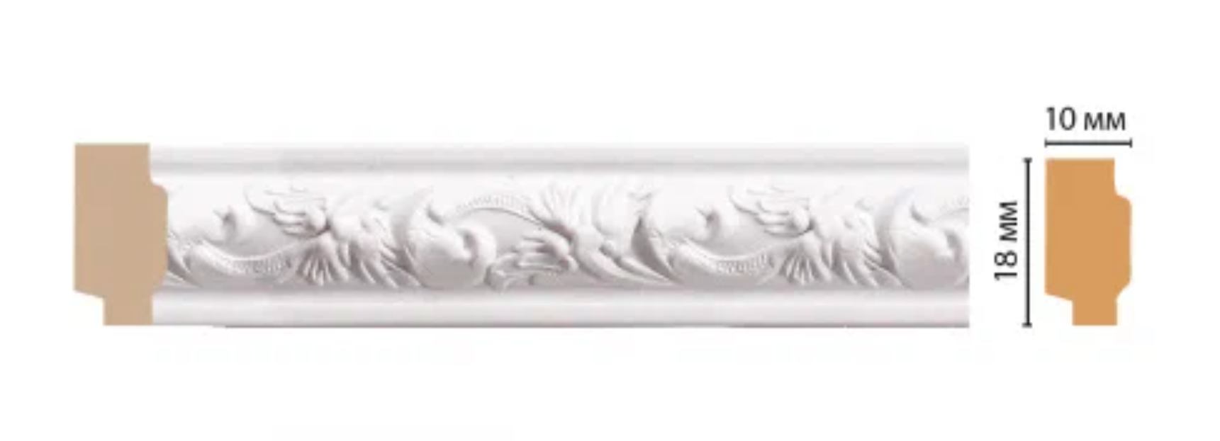 Молдинг Decomaster 158-115ДМ В18хШ10хД2400 мм / Декомастер.