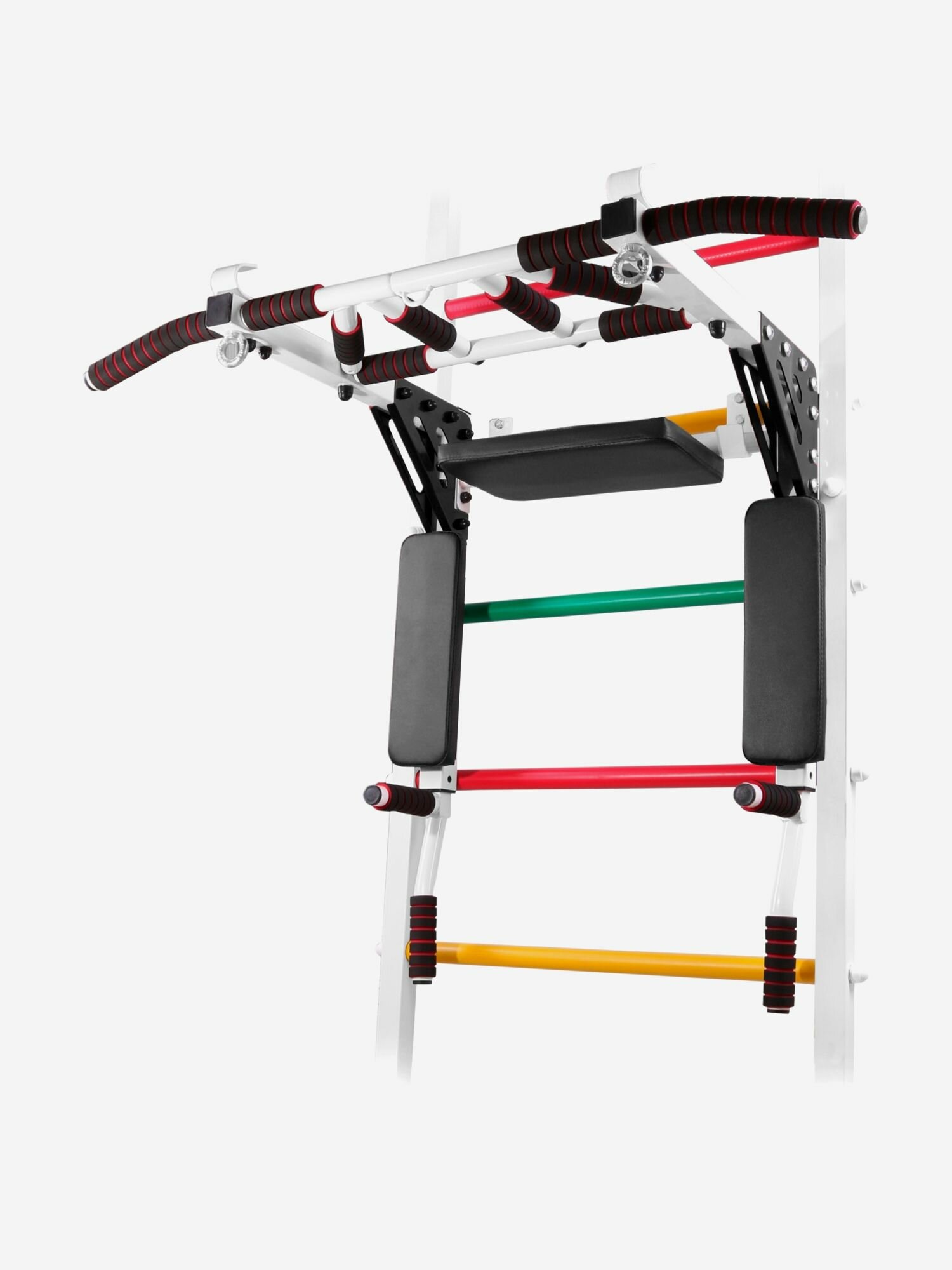 Турник-Брусья-Пресс 3в1 "Мультихват" Усиленный на шведскую стенку WestSport Белый