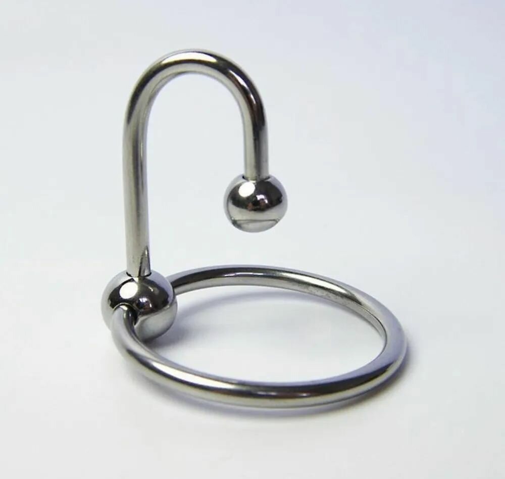 Расширитель уретры с кольцом под головку пениса 28 мм. Удовольствие на каждый день