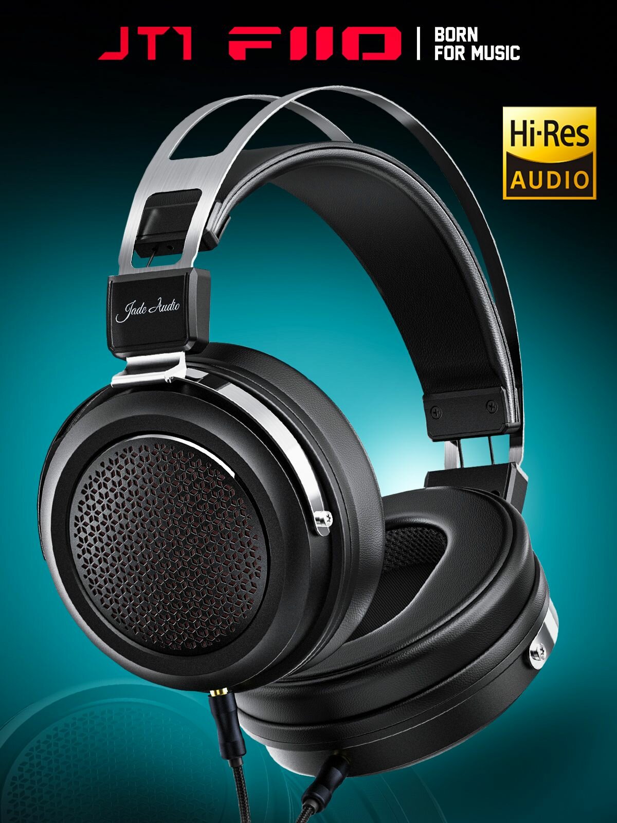 Полноразмерные HiFi-наушники закрытого типа FIIO JT1 black, 15 Гц – 30 кГц, 32 Ом, 103 дБ