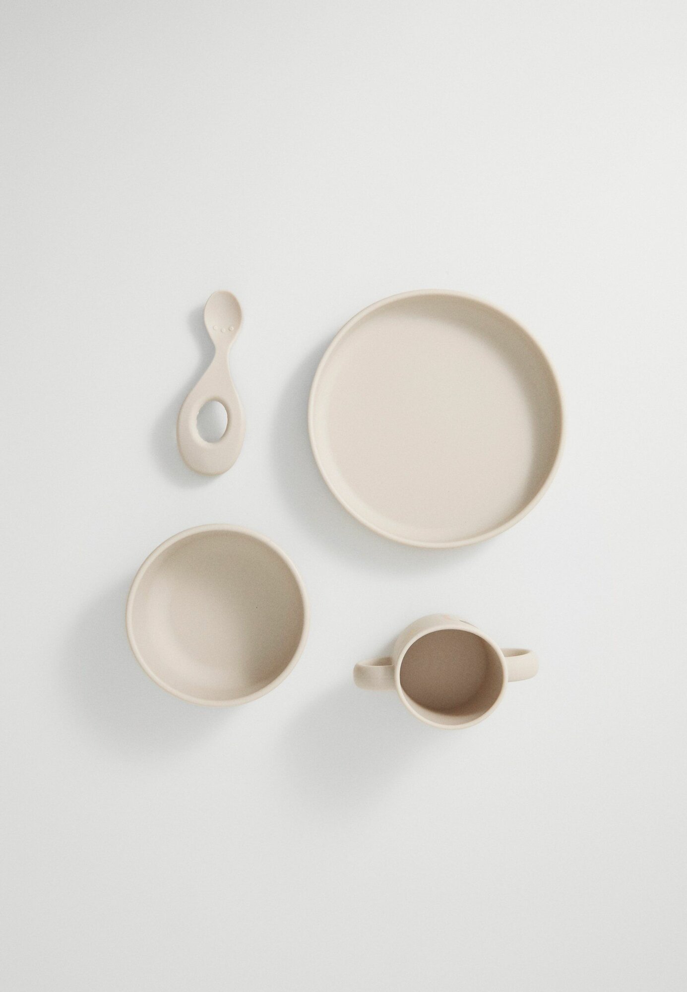 Набор детской посуды LIEWOOD VIVI SET из 4 предметов, цвет бежевый