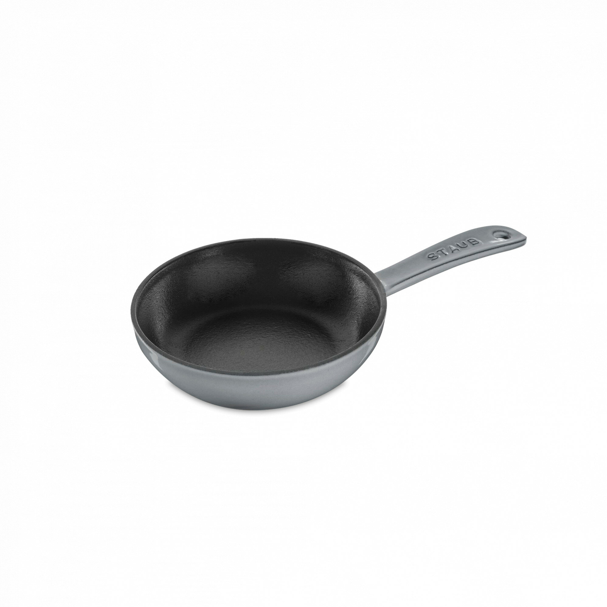 Сковорода Staub Pans 1221618, чугун, для индукции, с ручкой, использование в духовке