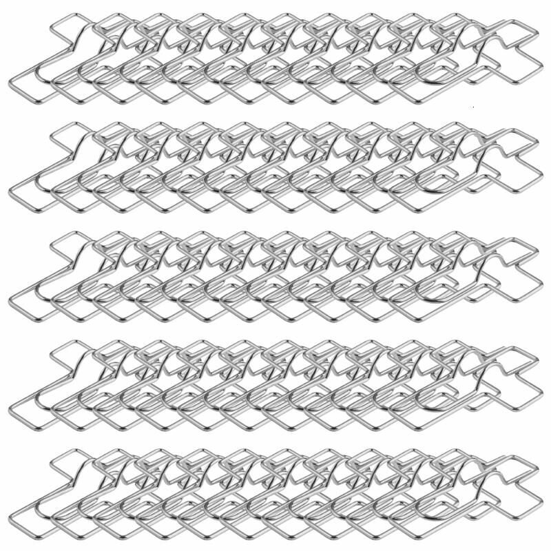 Крестообразные скрепки для бумаг, Серебро