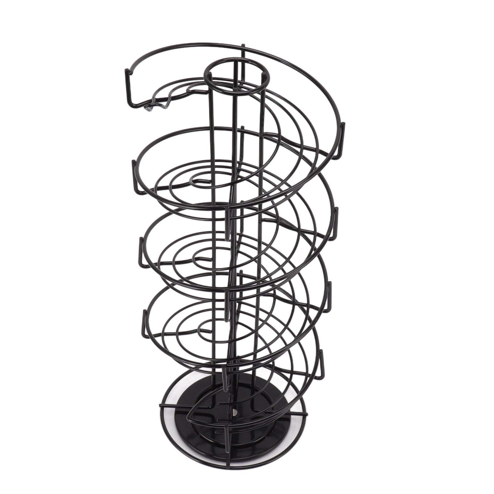 Держатель для кофейных капсул, вращающийся на 360 градусов, экономит место, 40 шт, стеллаж для хранения яиц в капсулах для кофе для Dolce Gusto, черный