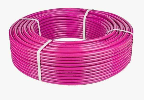Труба д/тепл пола 16x2,2 PEX/EVON (фиолет) (кратно 50м)