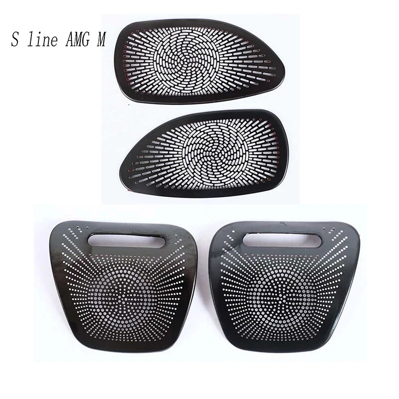 Для BYD Sealion 7 Sea lion 07 EV 2024 2025 Автомобильная стойка воздуховыпускное отверстие для приборной панели, динамик, пыленепроницаемая внешняя крышка, наклейка, отделка Air outle Black