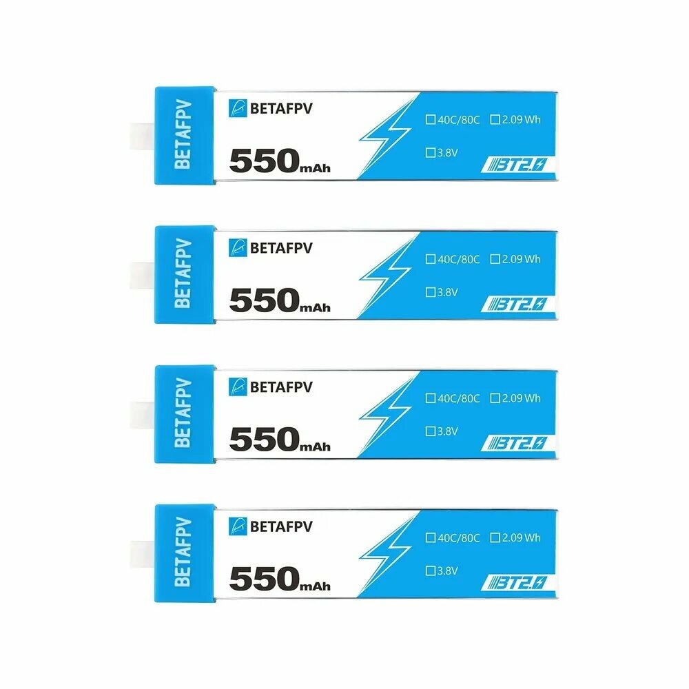 BETA BT2.0 550мАч 1S 40C аккумулятор высокого напряжения 4шт