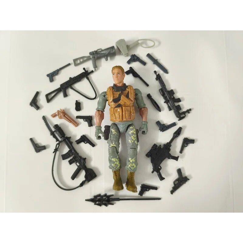 3,75-дюймовый Gi Joe the Trickshot Logan Shans с 5 аксессуарами, фигурка