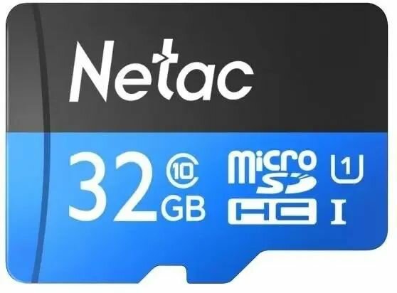 Флеш карта microSDXC 32GB Netac P500 Ultra w/o adapter