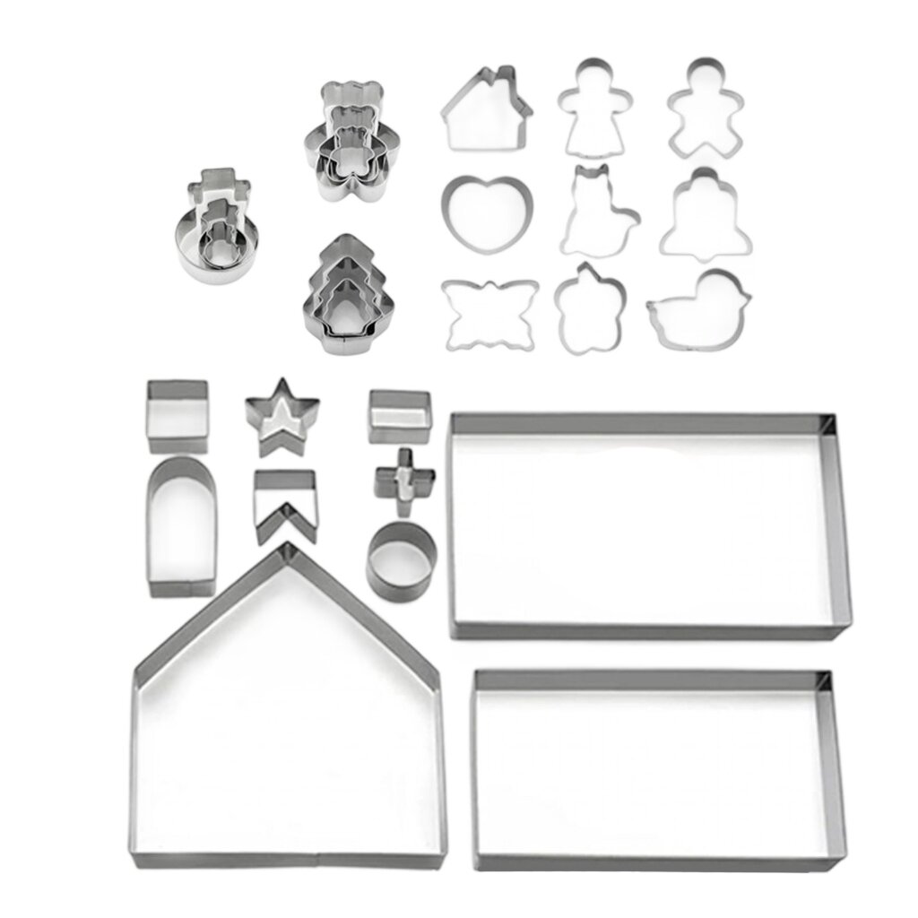 Набор из 28 частей рождественской формы для печенья "пряничный домик"