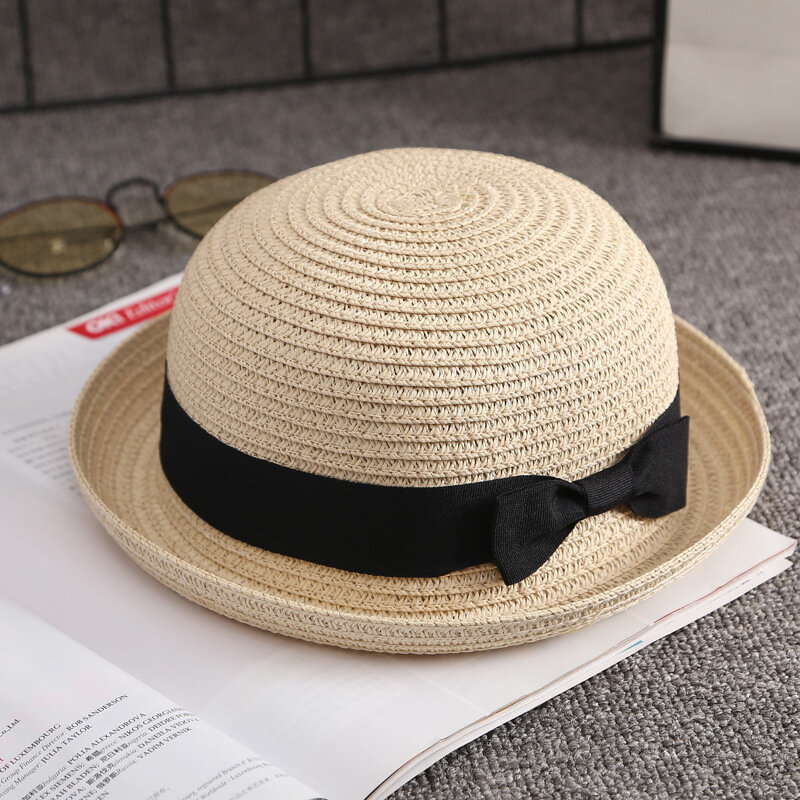 Детская соломенная шляпа, шляпа для родителей и детей, солнцезащитная шляпа от солнца, летняя шляпа для мальчиков и девочек, детская шляпа, летняя шляпа от солнца,