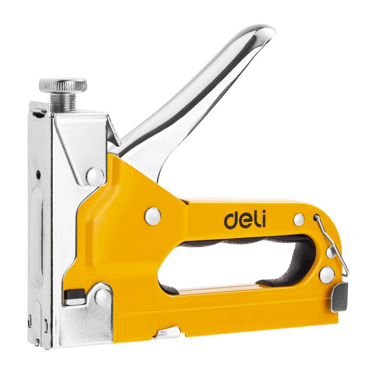Степлер Deli Мебельный степлер Deli DL238104 с набором скоб || (2000шт D-тип, 2000шт Т-тип, 2000шт U-тип) уц-2-3