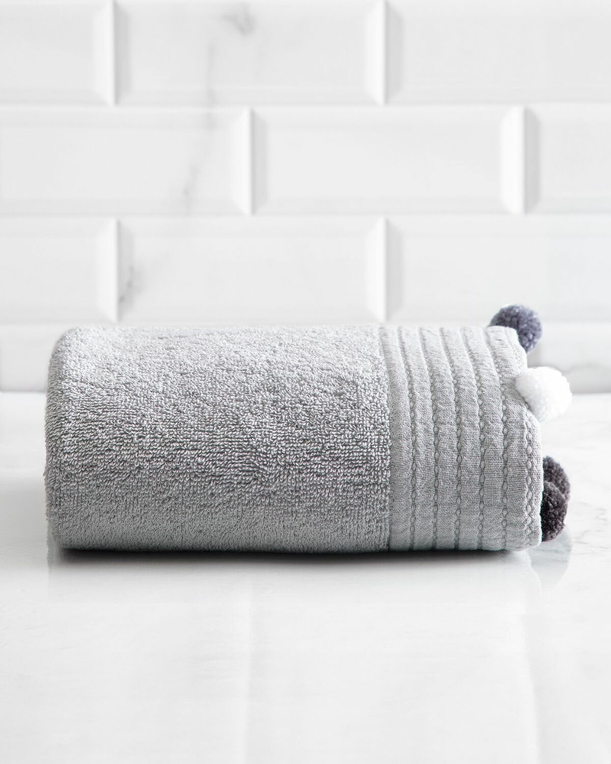 Полотенце для рук, лица, махровое. Состав:100%Хлопок. Размер:50X76CM. Цвет: Серый/VALERIE
