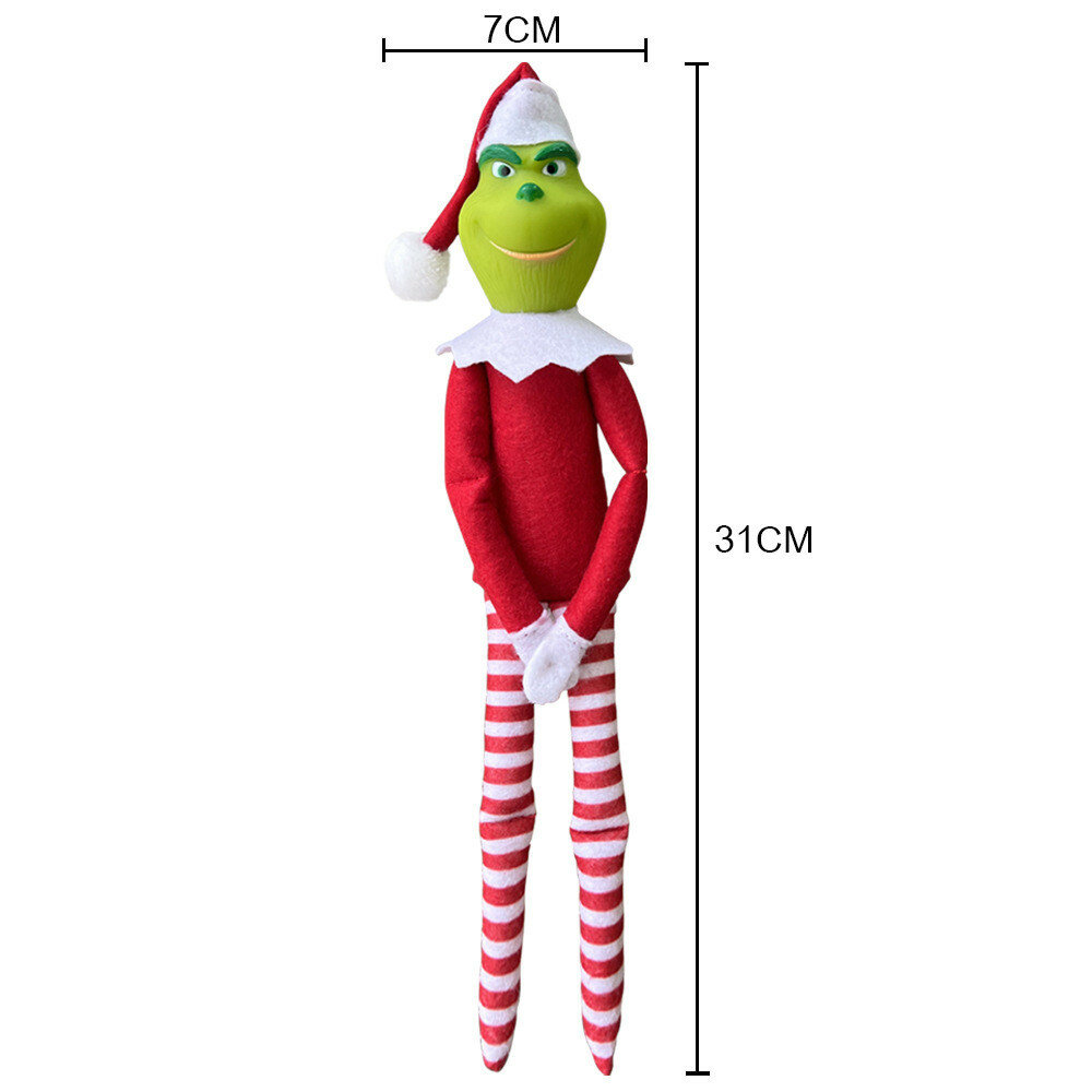 Whimsical nightmare before christmas elf doll pvc holiday ornament display style g