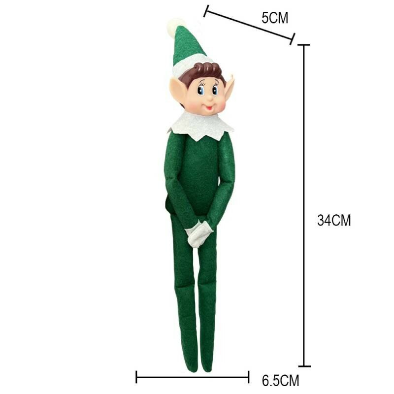 Whimsical nightmare before christmas elf doll pvc holiday ornament display style b