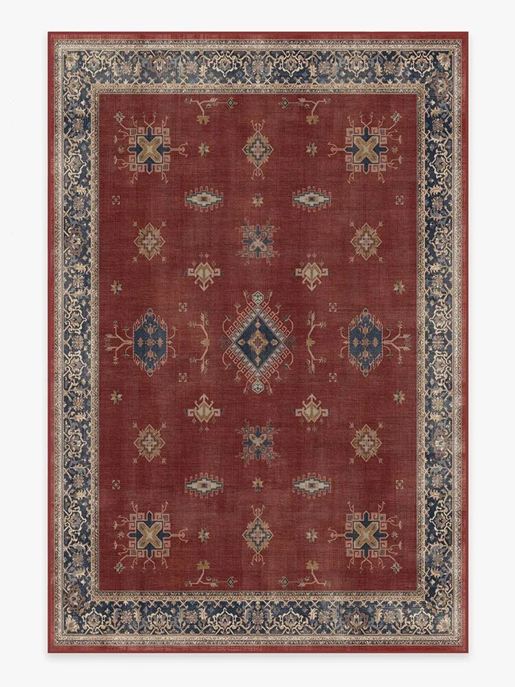 Ретро персидский ковер Бордовый, 120x160cm, QM976-QD