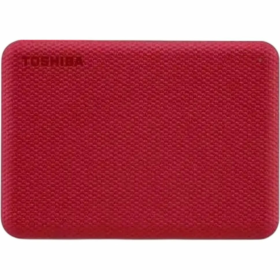 Портативный HDD Toshiba 1TB HDTCA10ER3AA CanvioAdv. 2.5 USB 3.2 Gen1 Красн, 2384405