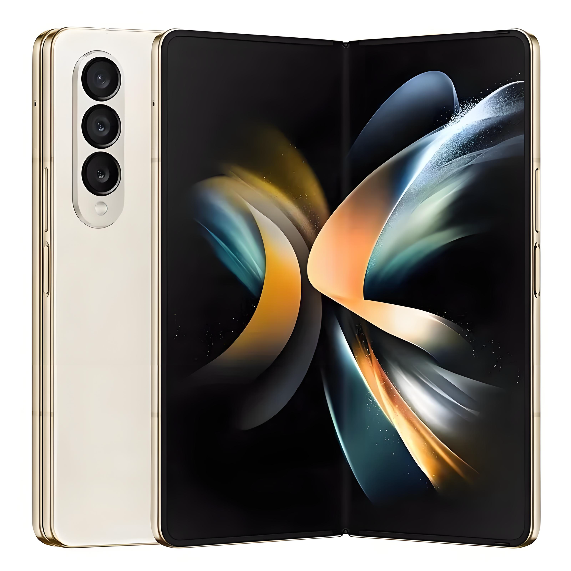 Смартфон Samsung Galaxy Z Fold 4, 12+256ГБ, nano SIM+eSIM，бежевый 7.6-дюймовым