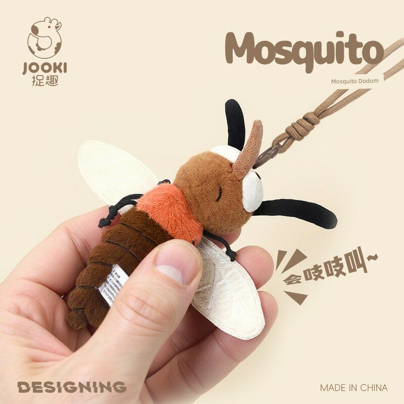 Забавная плюшевая игрушка-комар, необычная кукла-подушка для сна, подарок на день рождения для девочек Плюшевая игрушка