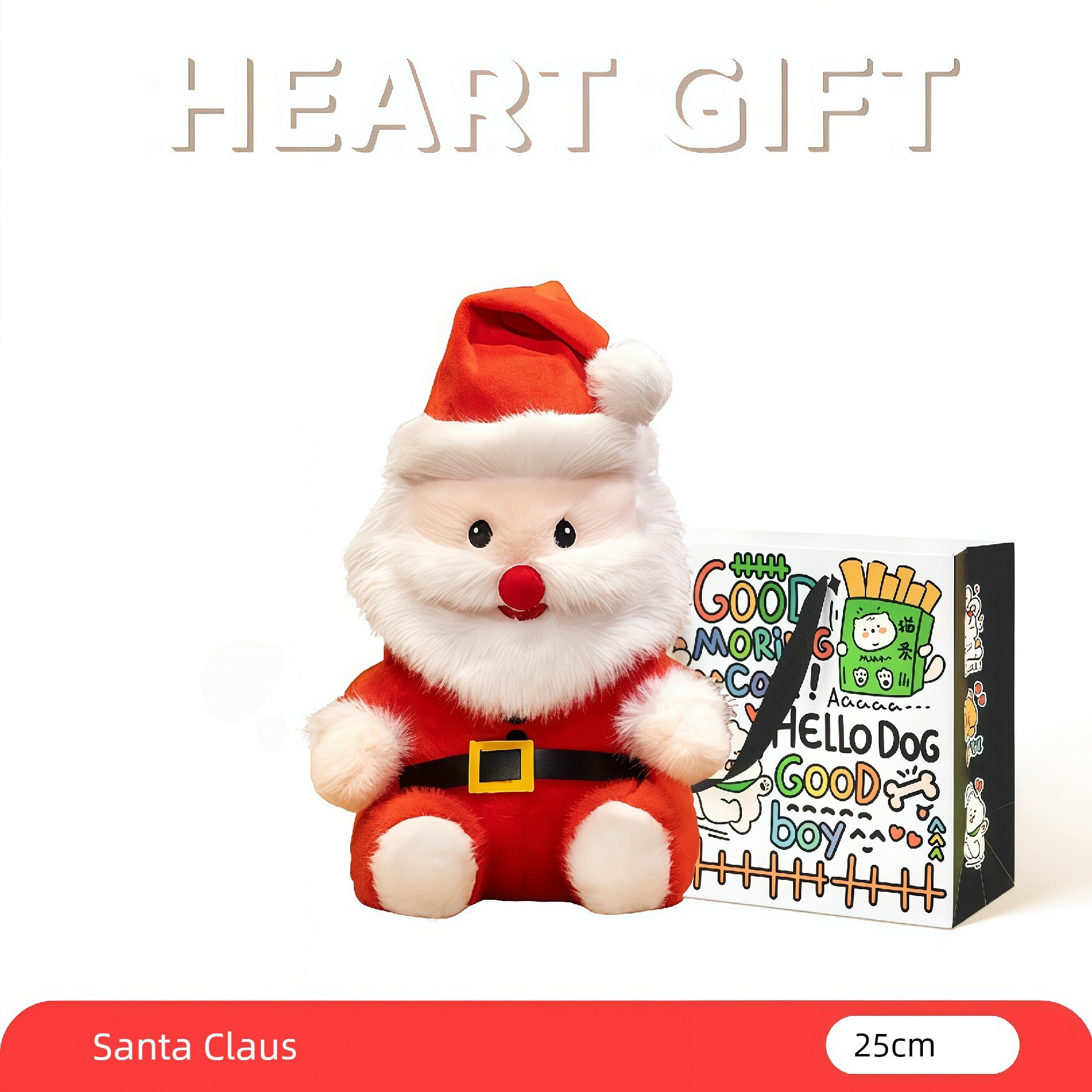 Плюшевая игрушка Санта-Клаус для детей, украшение на Сочельник, рождественский подарок для девочек Санта-Клаус