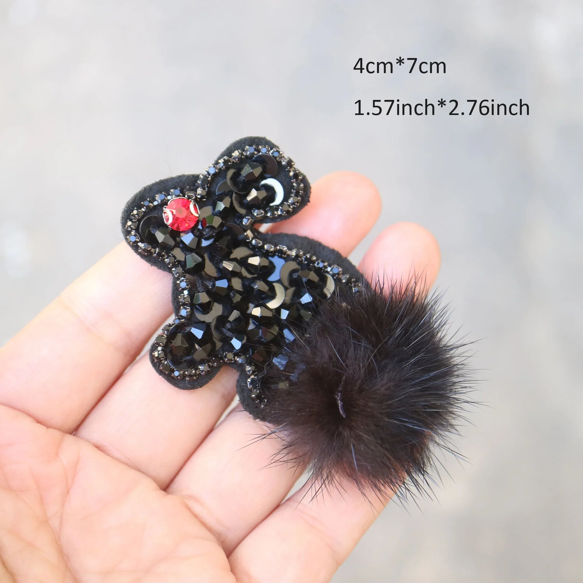 Нашивки OKNOW с птицами и кошками Черный, black rabbit