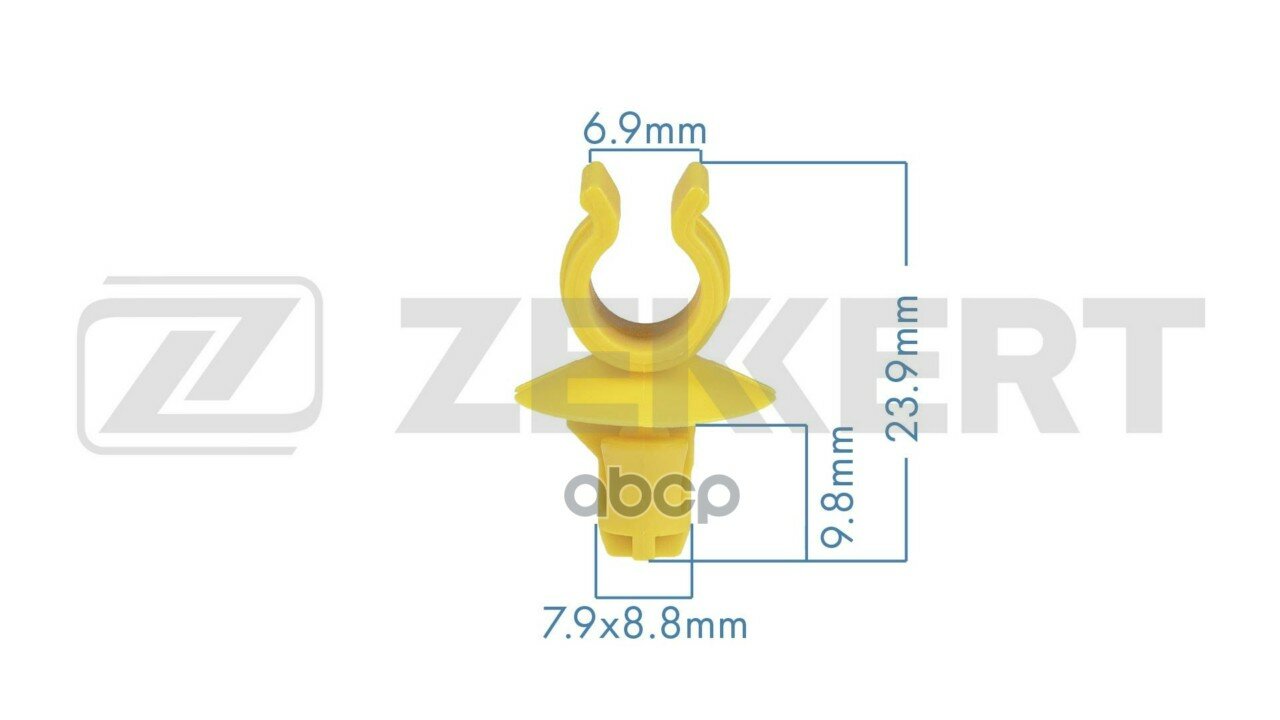 Клипса крепёжная Peugeot Citroen (миним. кол-во заказа 10 шт) Zekkert арт. be-3966